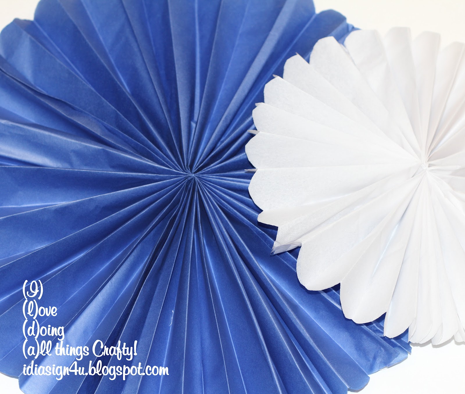 I Love Doing All Things Crafty: DIY Tissue Paper Rosettes | First ...