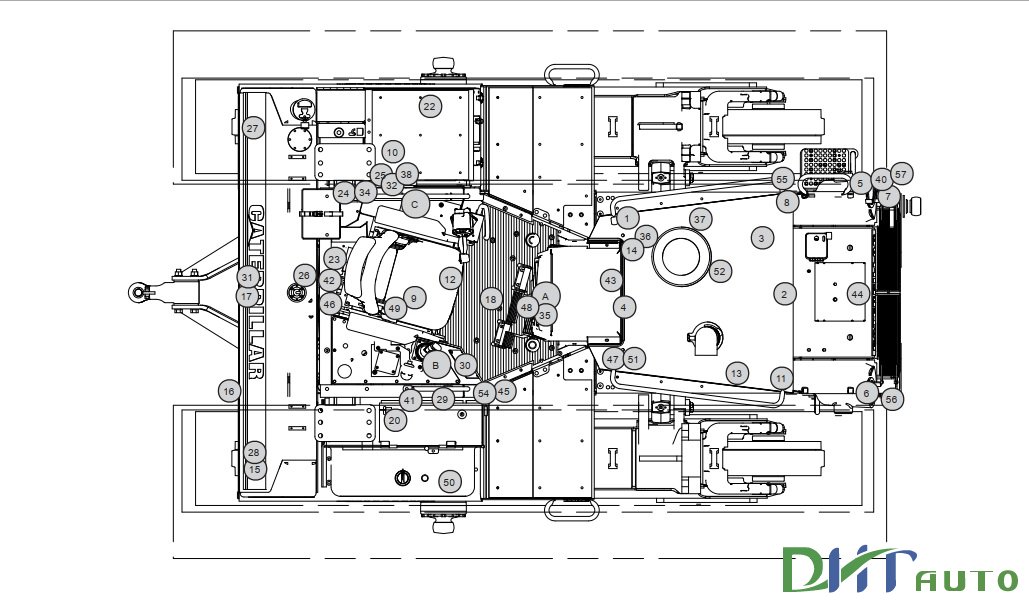 Caterpillar D7 R II SIS Electric Diagram - Automotive Library