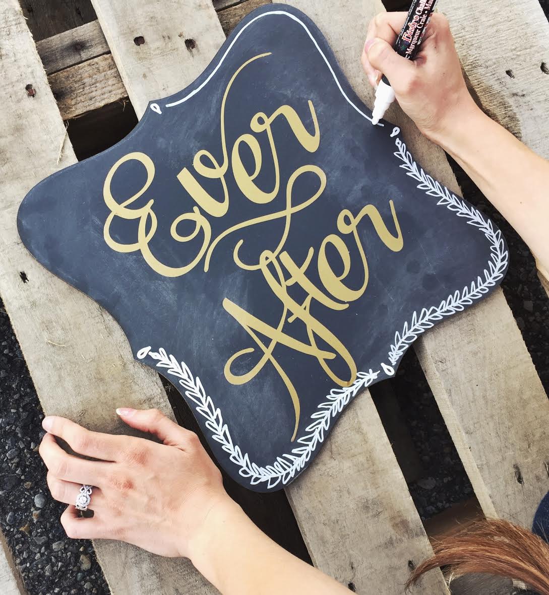 ADORNit Shoppe: Vinyl Sticker Chalkboard Signs