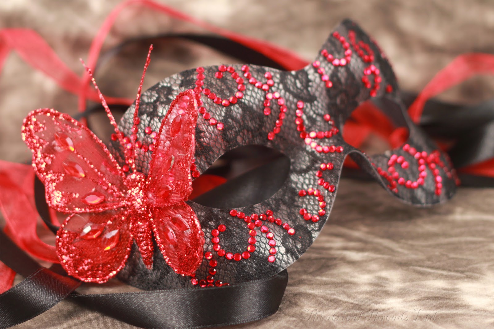 Theatrical Threads: Flourish Hand Decorated Masks