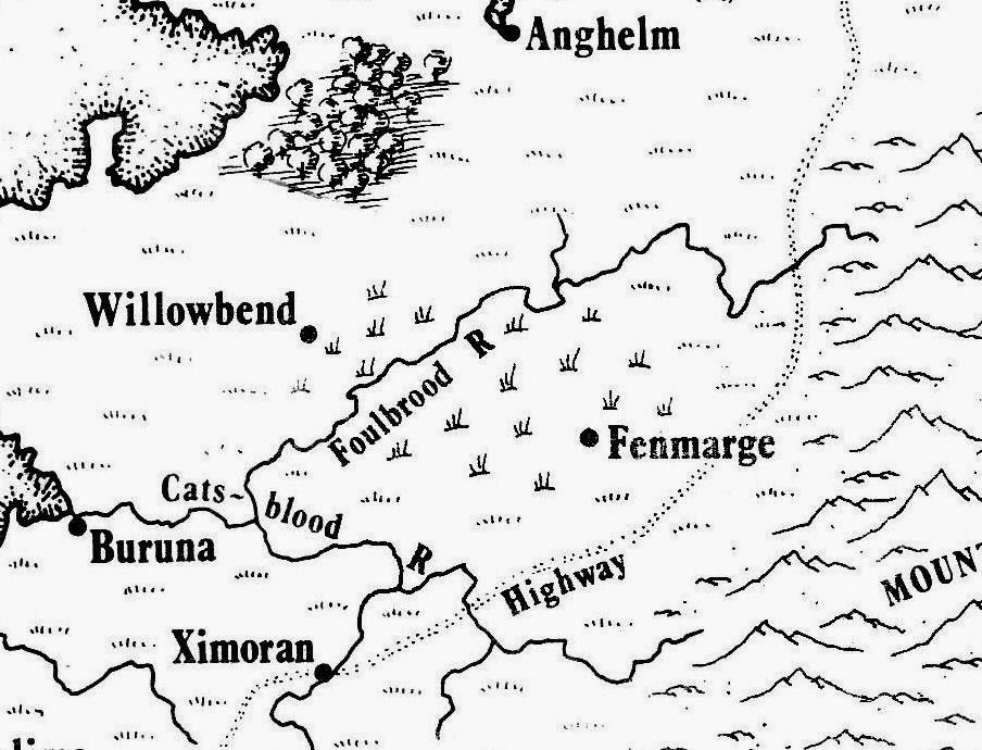 The World of Fighting Fantasy: The geography of Scorpion Swamp