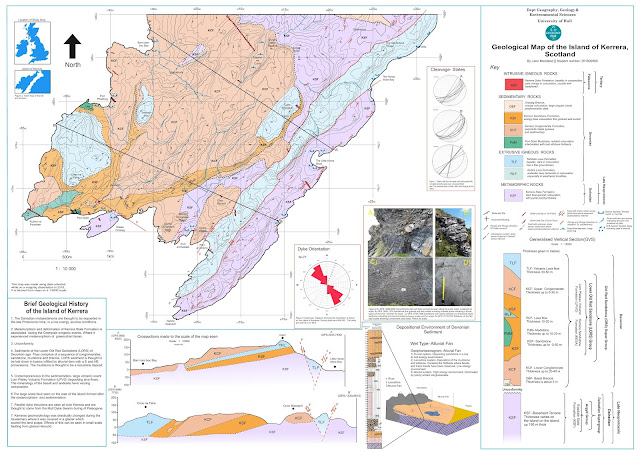 Geological map of the Island of Kerrera
