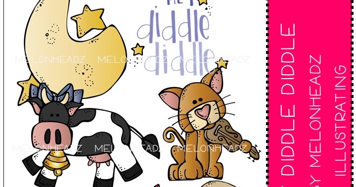 Hey Diddle Diddle clip art - Mini