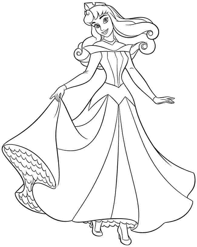 Aurora Coloring Pages ~ Coloring Pages