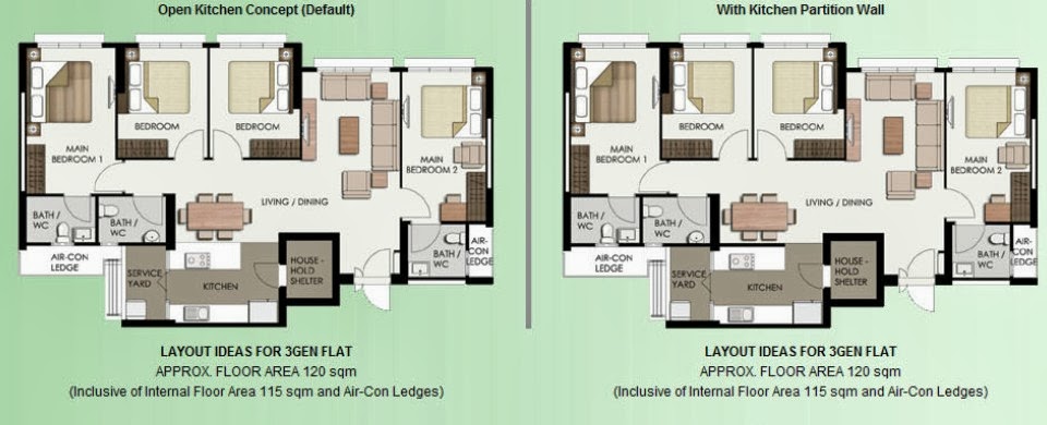 Shenlafamille: New 3 Generation HDB Flat