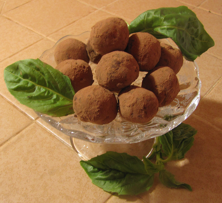 Seasonal Eating: Orange Basil Chocolate Truffles