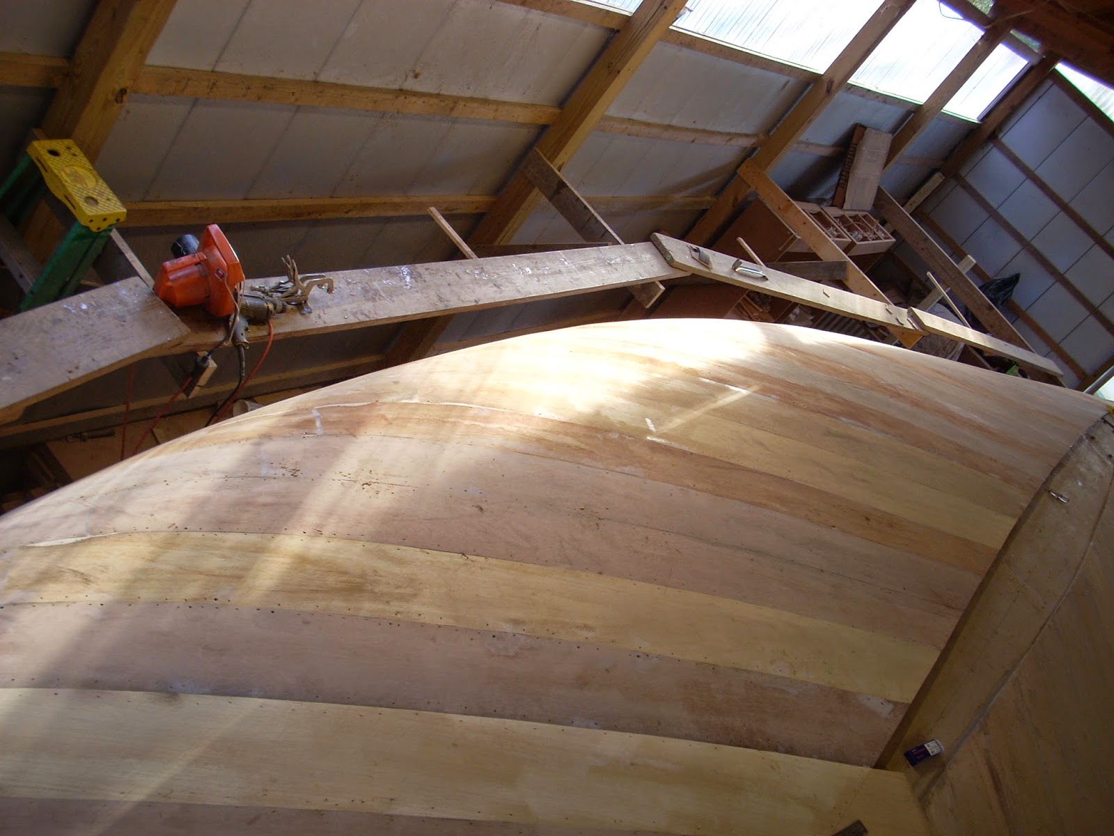 Building the Dream: A Cruising Sailboat Under Construction.: January ...