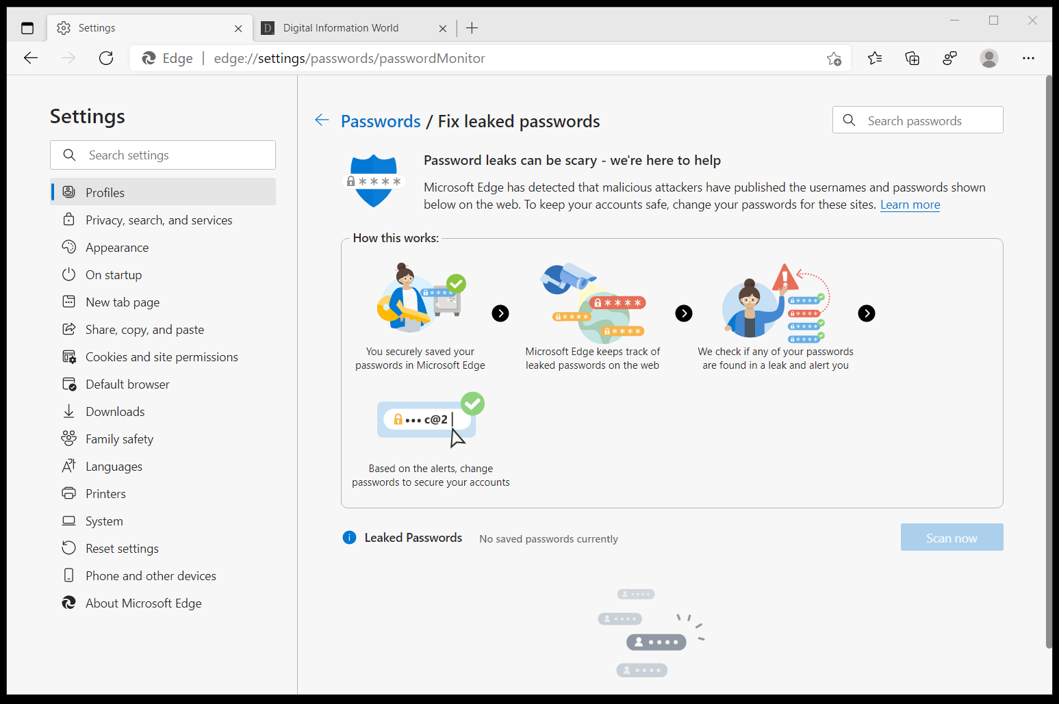 Microsoft Edge Now Offers Built in Password Monitors, for a Secure ...