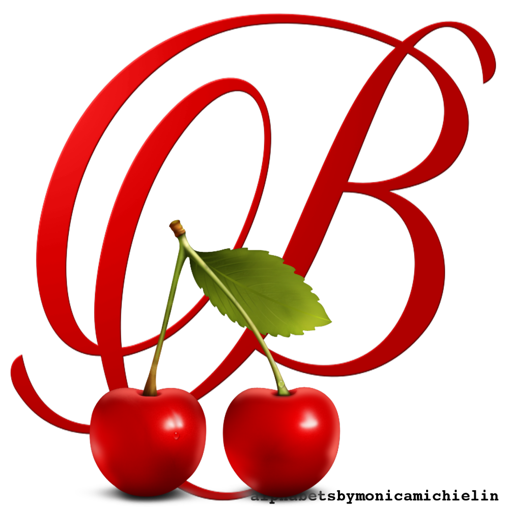 M. Michielin Alphabets: CHERRY ALPHABET, ALFABETO CEREJA FRUIT