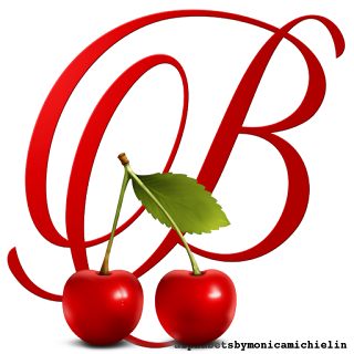 M. Michielin Alphabets: CHERRY ALPHABET, ALFABETO CEREJA FRUIT