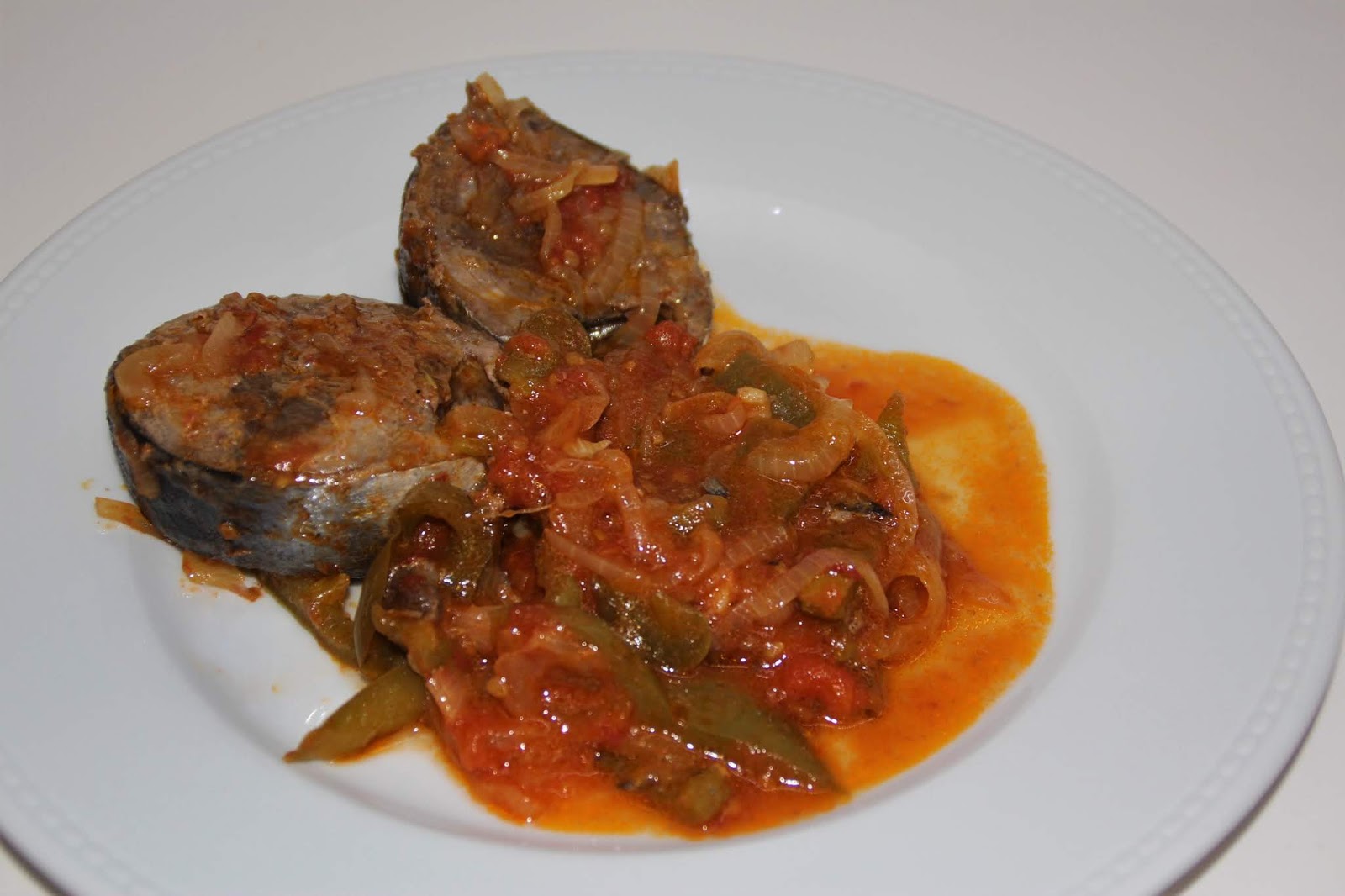 Atum fresco de cebolada