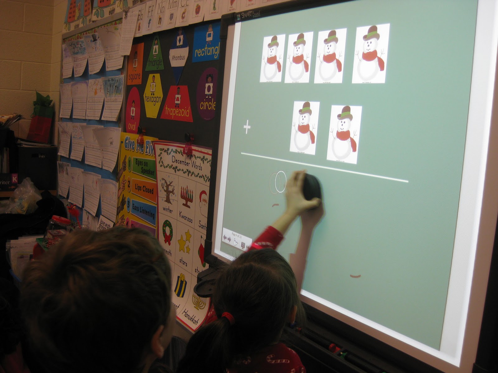 The Ladybug Letter: Smartboard Winter Math