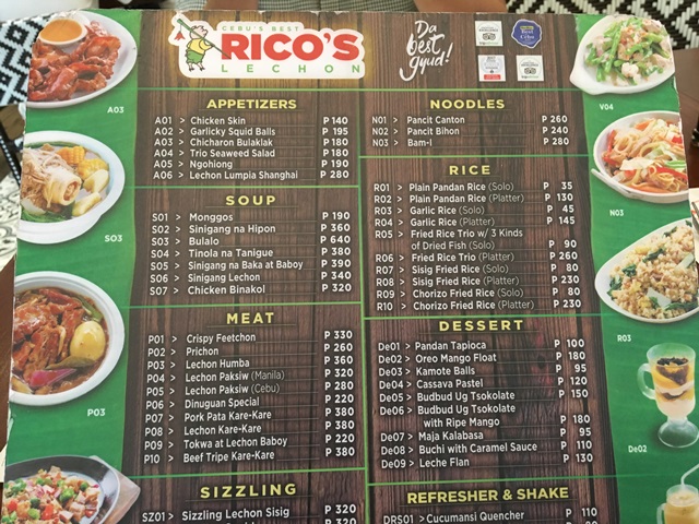 ERICJAZ FOODIES: RICO'S LECHON