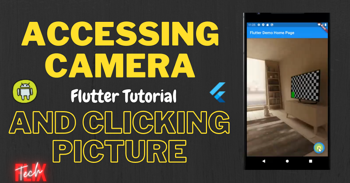 How to Integrate camera in flutter application