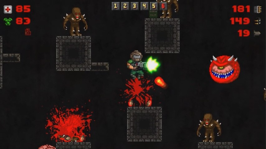 Viajar leyendo: críticas express: MiniDOOM: genial homenaje 2D al “Doom”