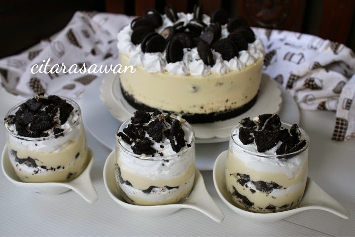 Kek Keju Oreo Dingin / No Bake Oreo Cheesecake ~ Must Read!