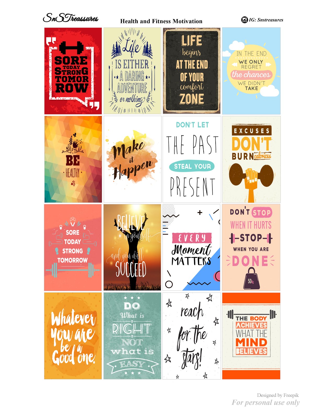 Motivational Planner Stickers Snstreasures Motivational Planner Stickers Snstreasures