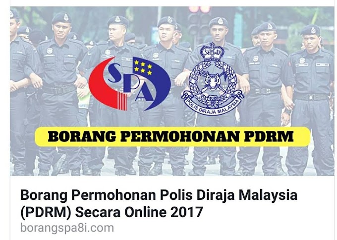 BORANG PERMOHONAN POLIS DIRAJA MALAYSIA (PDRM)