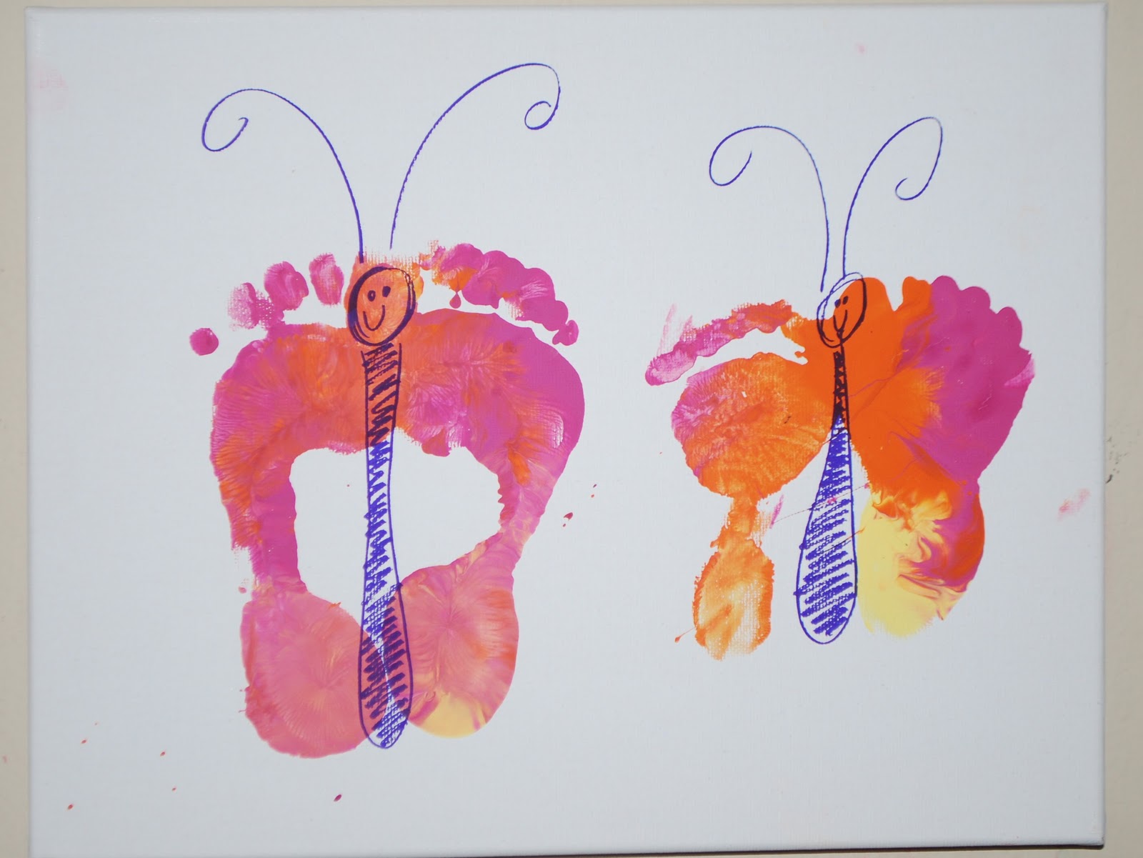 Charity's Chatter: Feet painting