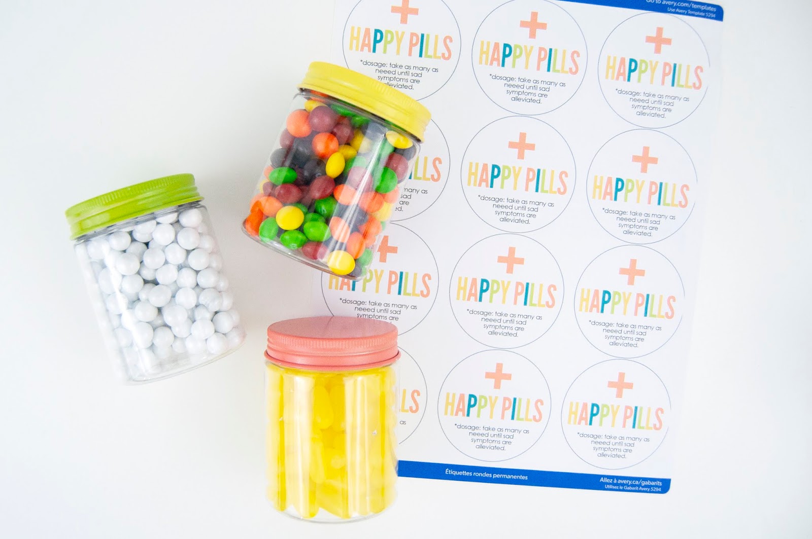Happy Pills Candy Jars DIY | Jen Gallacher
