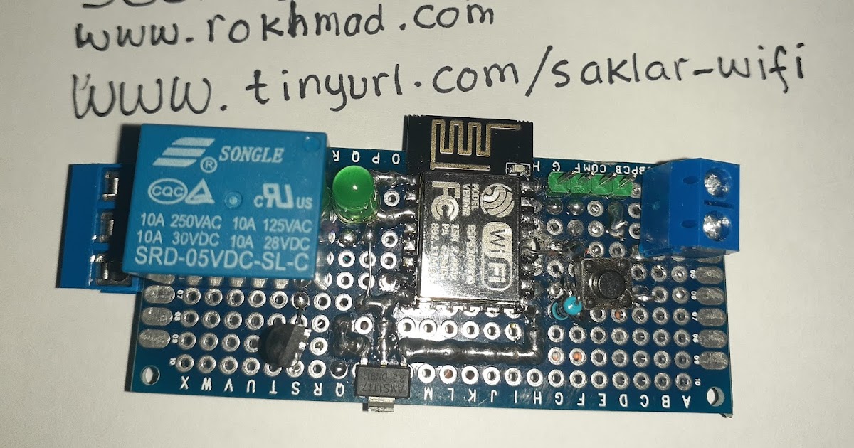 D.I.Y SAKLAR kontrol lampu via WIFI ESP 8266 12F Dengan PCB Lobang ... D.I.Y SAKLAR kontrol lampu via WIFI ESP 8266 12F Dengan PCB Lobang ...