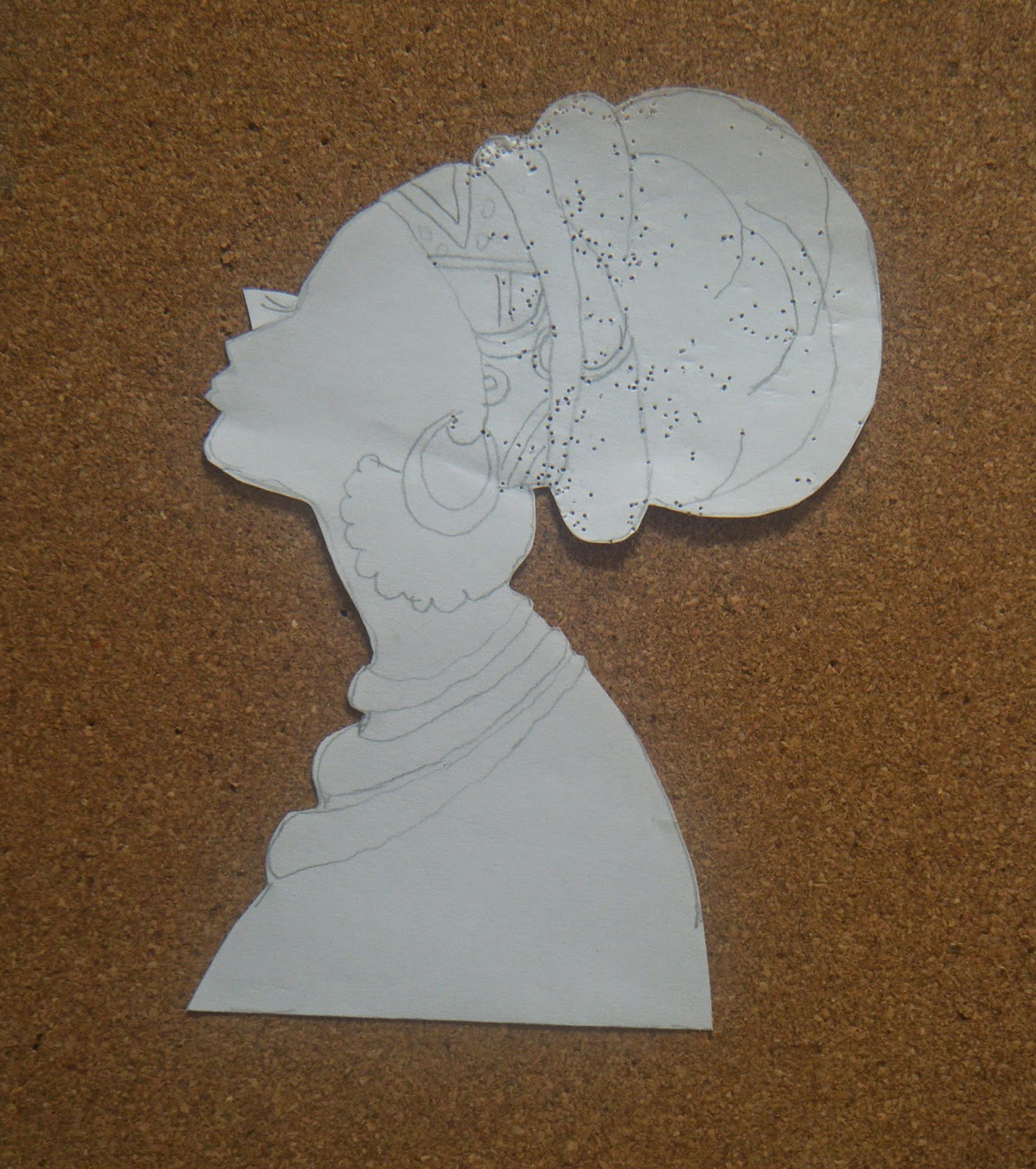 Quilling Away : Quilled African lady - with tutorial