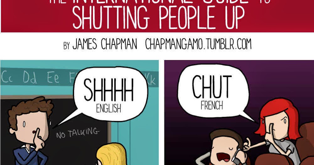 Click on: HOW TO TELL PEOPLE TO SHUT UP/BE QUIET IN 6 DIFFERENT LANGUAGES