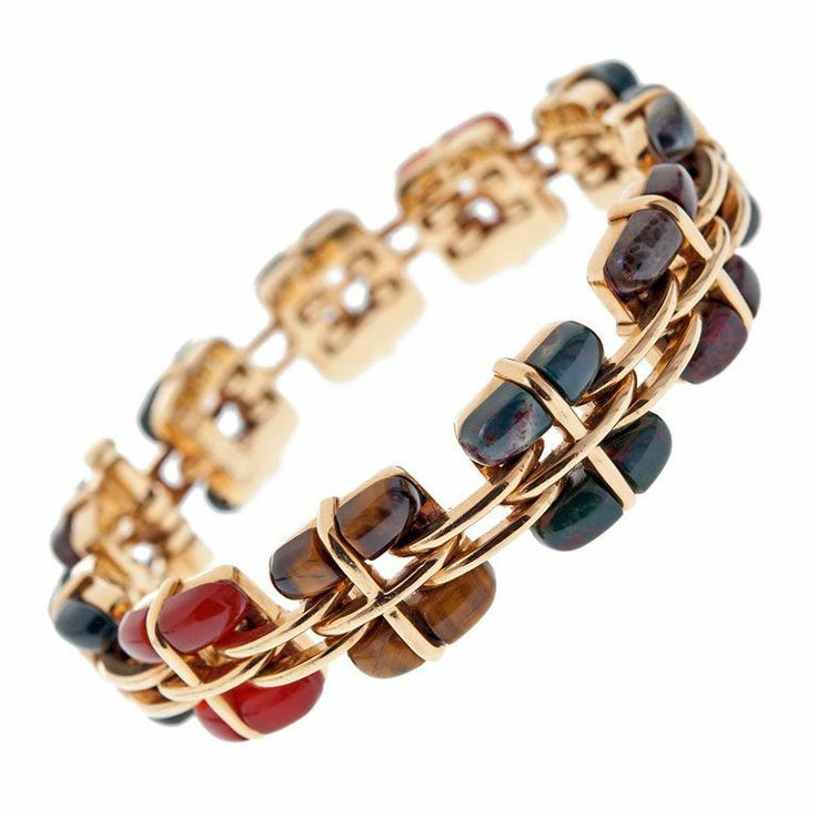 Modern designer gold bracelets