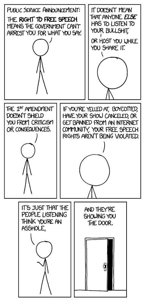 xkcd: Free Speech