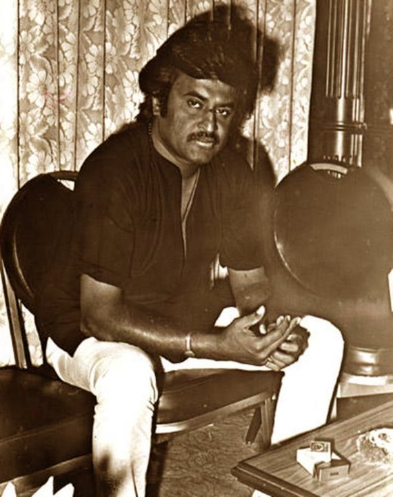 Superstar RAJNIKANTH as Conductor, Rare Photos
