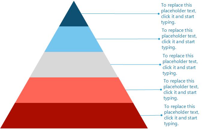 How to Insert Pyramid shapes in Visio?