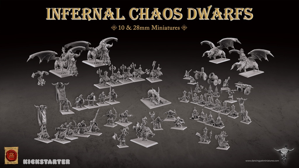 Wargame News and Terrain: Dancing Yak Miniatures: Infernal Chaos Dwarfs ...
