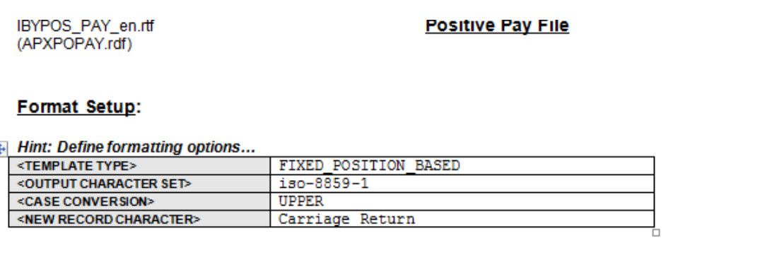 Oracle EBS Technical Content: Modifying Positive Payment File in Oracle ...