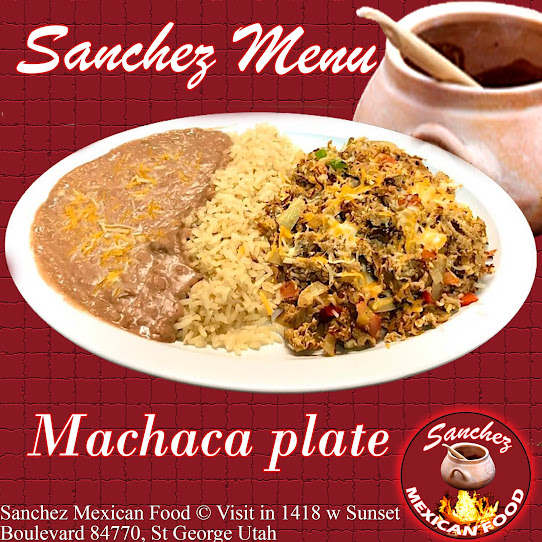 Menu ~ Sanchez Mexican Food