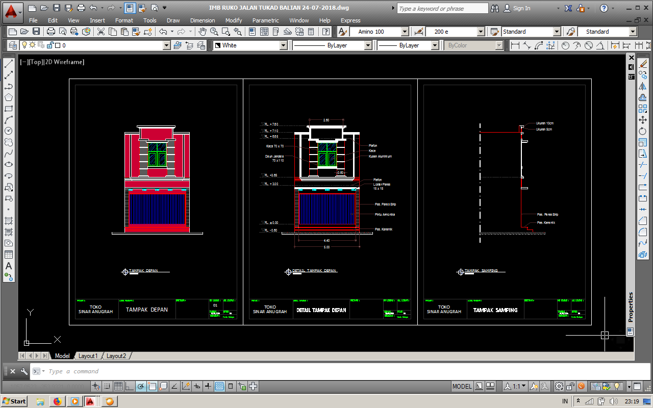 Kursus Autocad di Bali: Portofolio Kursus Autocad di Bali