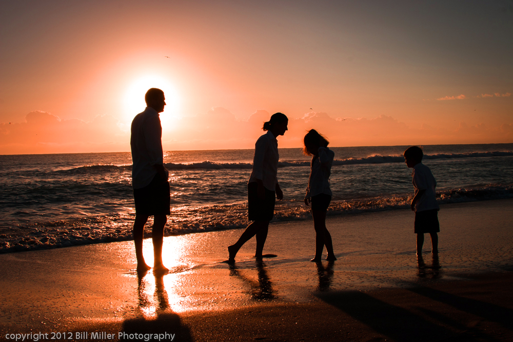 Miami family beach portraits