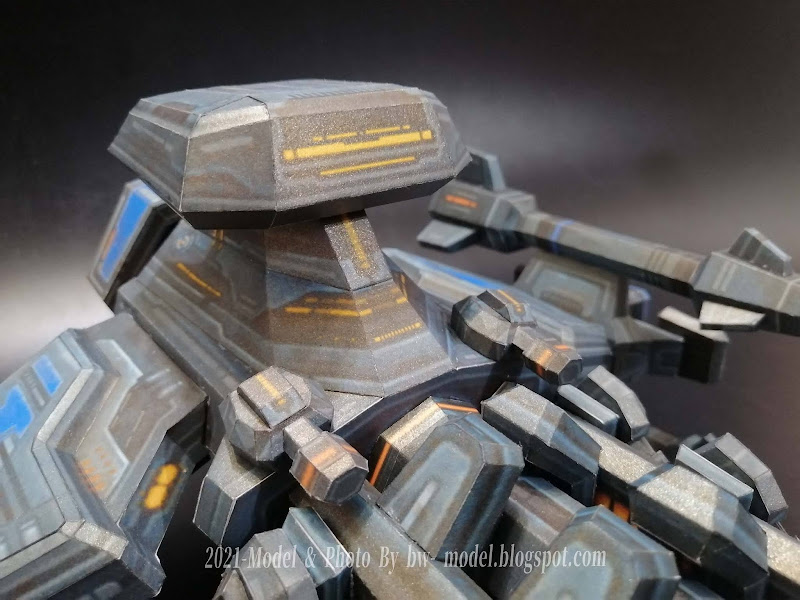 【作品分享】星海爭霸 StarCraft Paper Craft 戰巡艦 BattleCruiser @模型技術與資訊 哈啦板 - 巴哈姆特