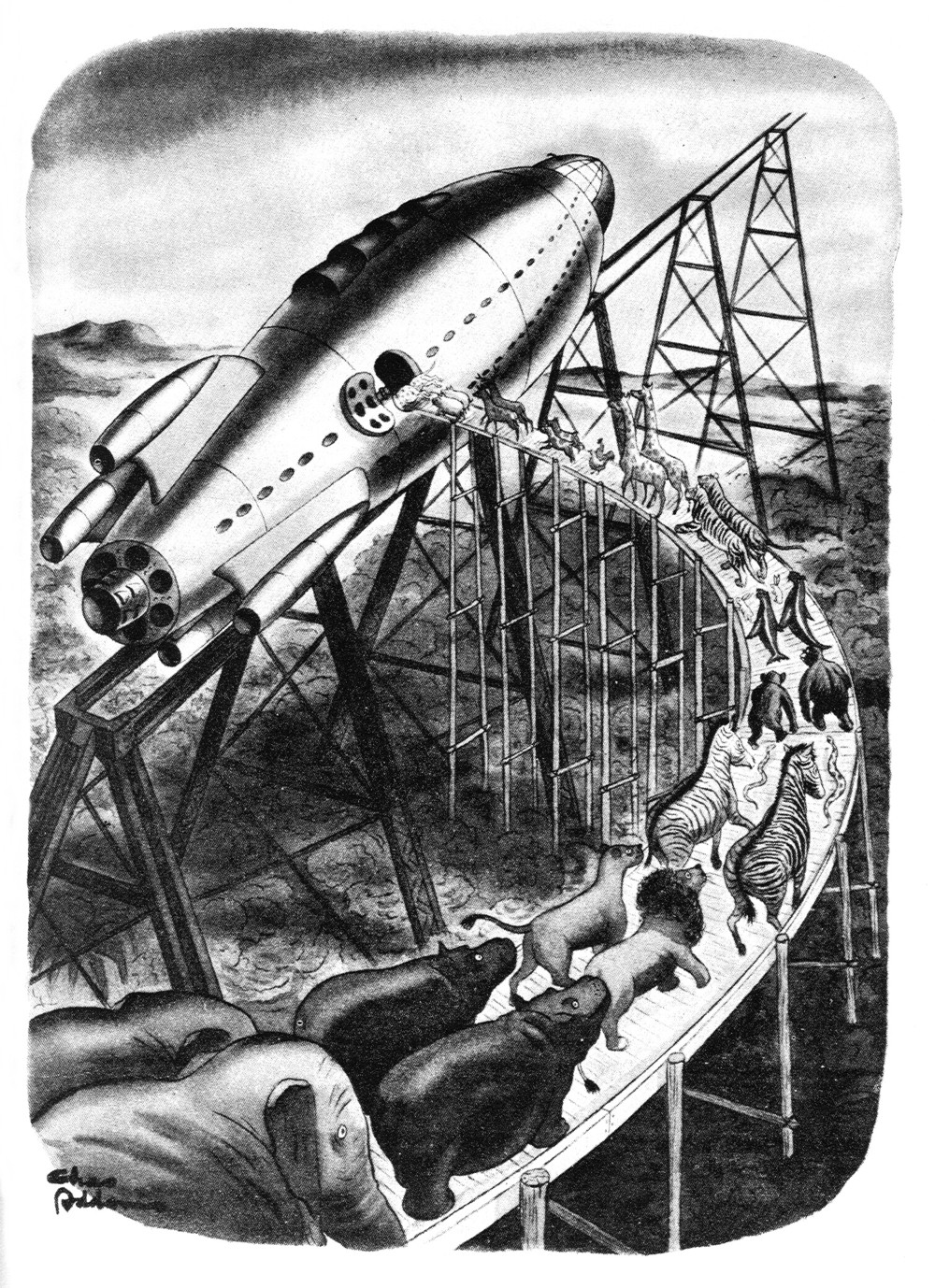 Attempted Bloggery: Updating Noah's Ark: Charles Addams and Howard V. Brown