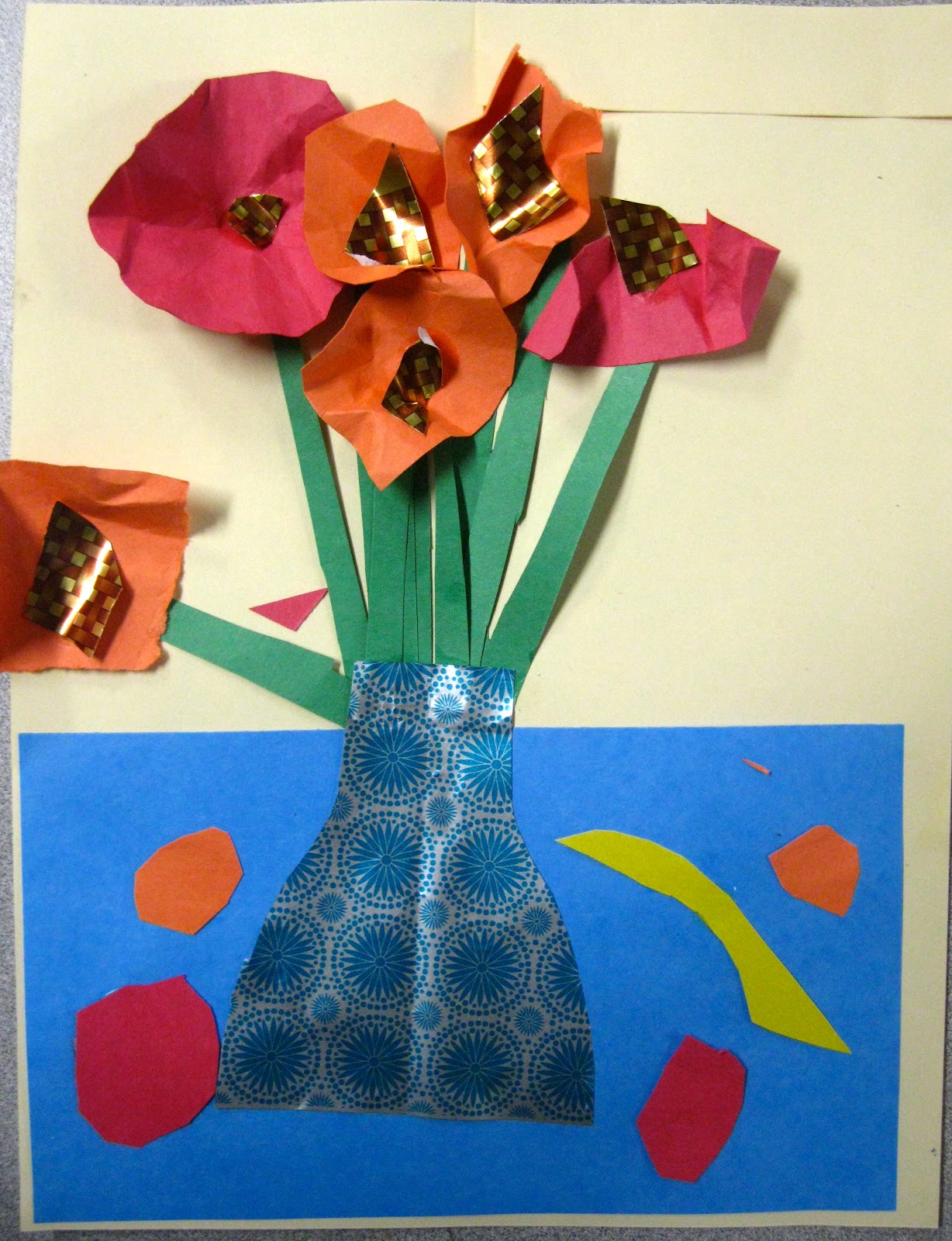 Angie Villa Art & Education: Still Life Collage- 4th Grade