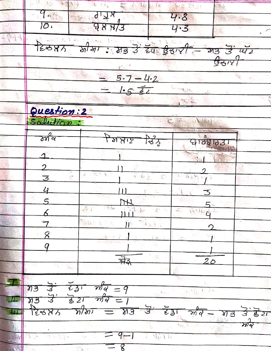 3- Data Handling - Class 7