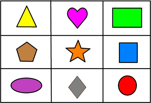 Figuras de colores - Imagui