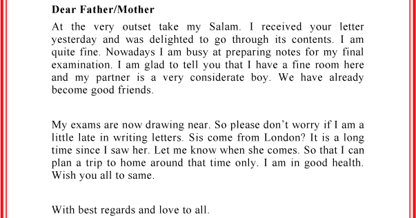 Family Letter Template ~ Resume Letter