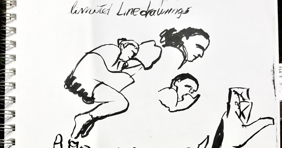 OCA Illustration Sketchbooks: Exercise 2.1: Limited line drawings