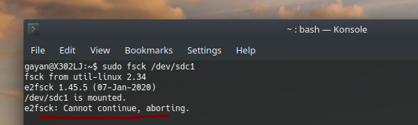 How To Manually Run File System Checks fsck In Linux How To Manually Run File System Checks fsck In Linux
