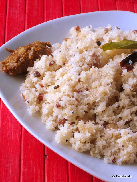 Uppu Pindi ~ Rice Rava Upma ~ Tamalapaku