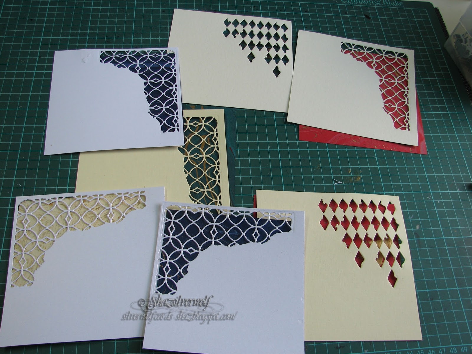 Silverwolf Cards: Christmas Cards with Tim Holtz Mixed Media dies