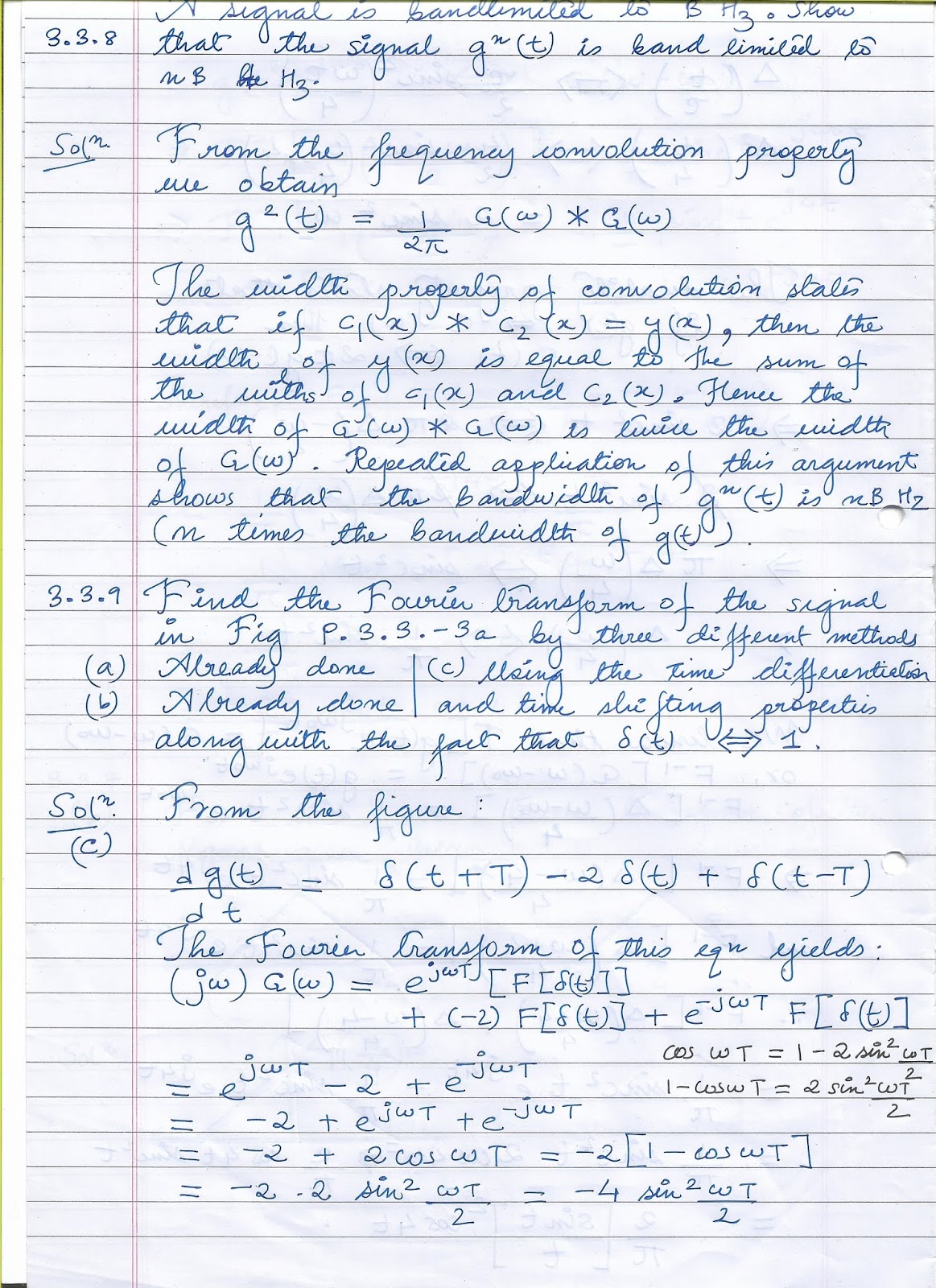 B. P. LATHI COMMUNICATION SYSTEMS CHAPTER - 3