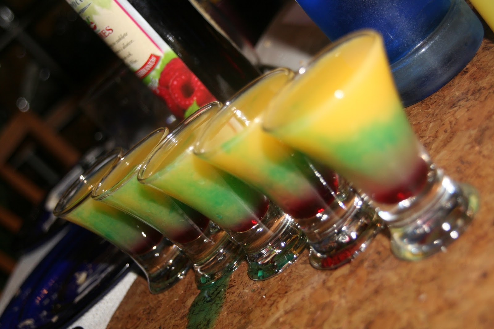 Od serca nie tuczy !: Kolorowe shoty