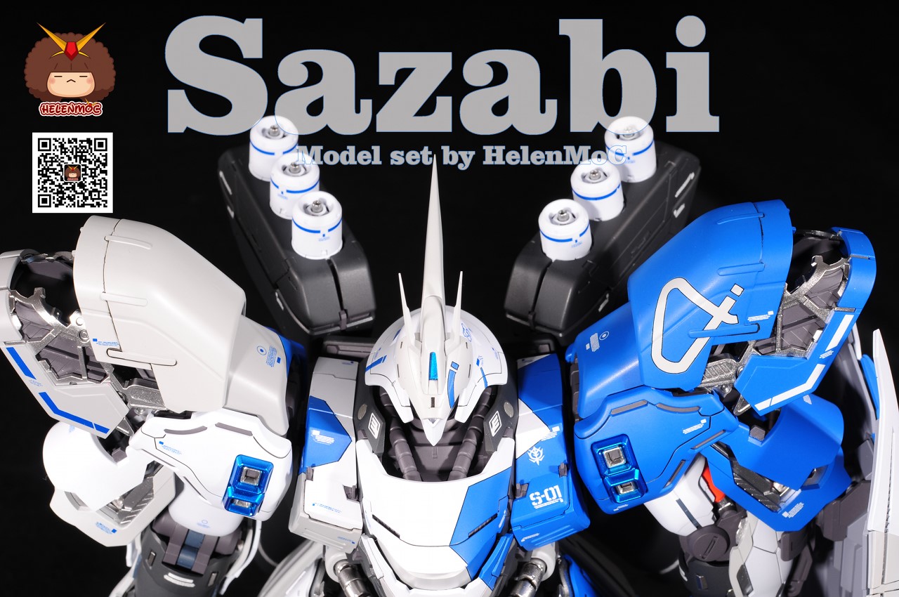 Painted Build: MG 1/100 MSN-04 Sazabi Ver. Ka [Amuro Ray Colors ...