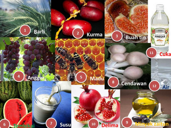 12 MAKANAN KEGEMARAN NABI MUHAMMAD (SAW) ~ Baca Disini